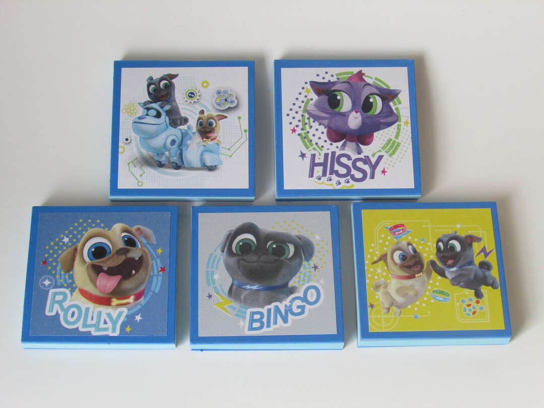 Puppy Dog Pals Note Pads Set of 5 - Excellent Party Favors - Puppy Dog ...