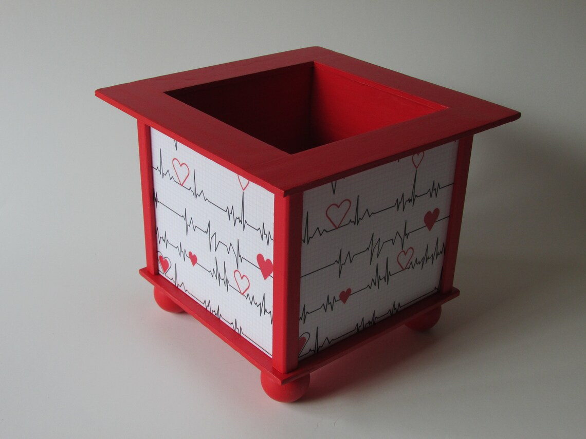 Nurse Heartbeat Planter Box Paint Stick Planter Box Nurse - Etsy