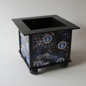 Armed Forces Air Force Planter Box - Paint Stick Planter Box - Air ...