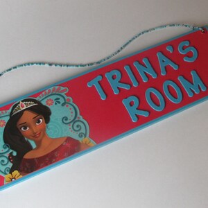 Elena of Avalor Personalized Room Decor Sign Elena of Avalor Name Sign ...