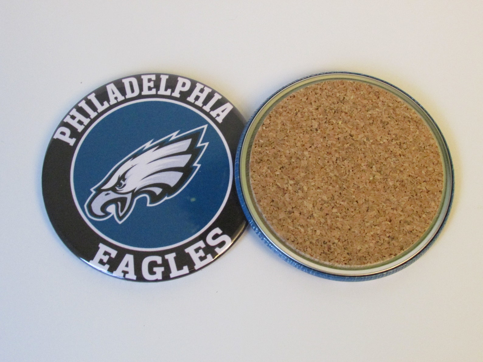 Philadelphia Eagles Coasters Set of 4 Football Man Cave - Etsy