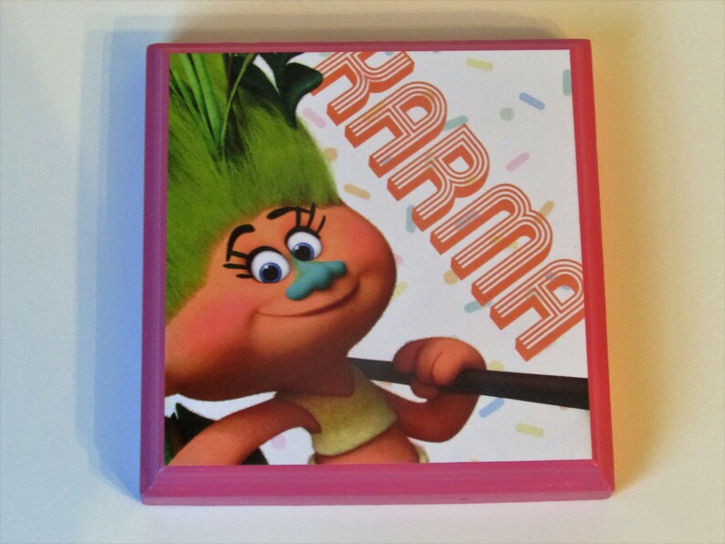 Trolls Set 2 Room Wall Plaques Set of 4 Trollss Girls Room - Etsy