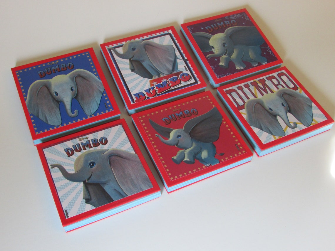 Dumbo Note Pads Set of 6 Excellent Party Favors Goodie Bag - Etsy