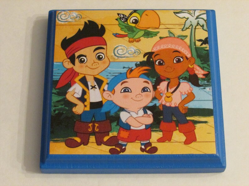 Jake and the Neverland Pirates Room Wall Plaques Set of 4 - Etsy