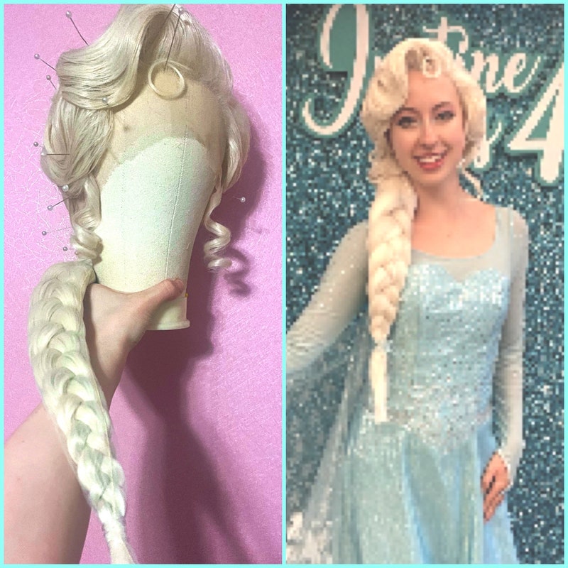Frozen Elsa Braid Wig - Etsy