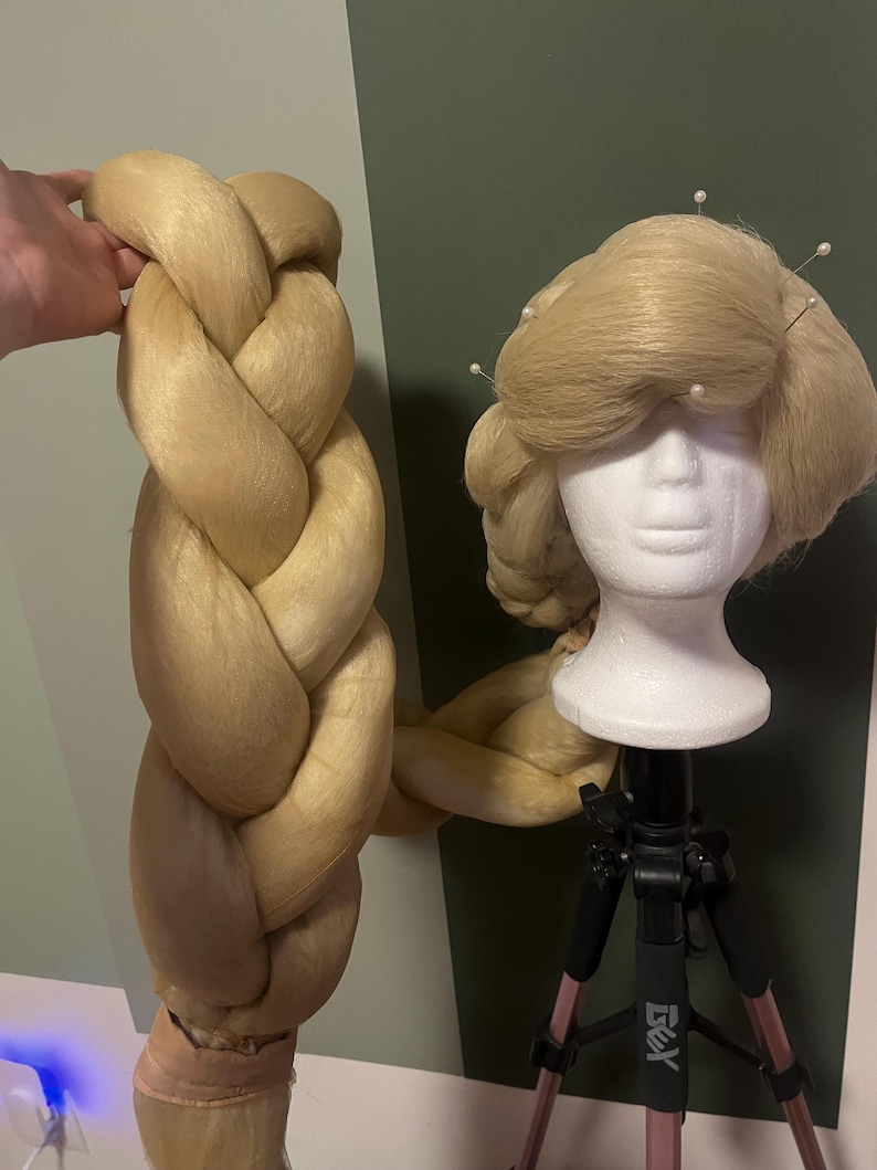 Long Haired Princess 7 Ft Long 3 Piece Detachable Braid Wig - Etsy