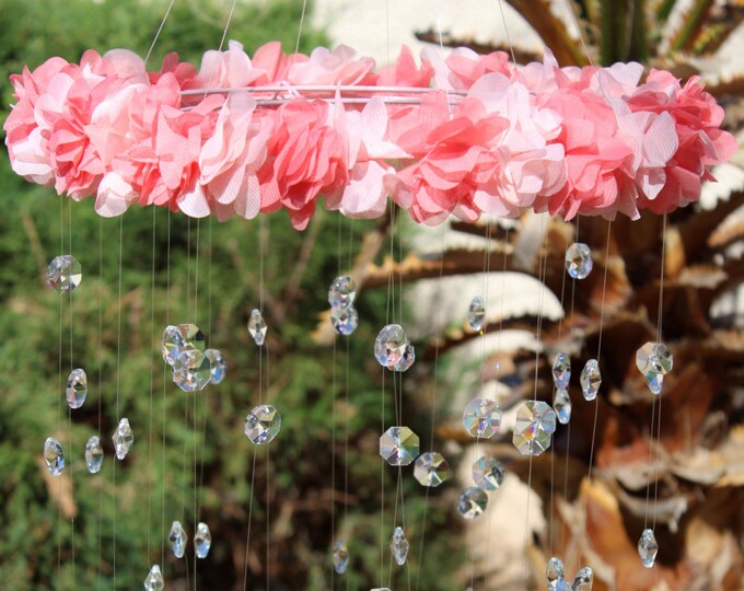 Baby Mobile, Nursery Mobile, Baby Girl Mobile, Crystal Mobile, Mobile ...