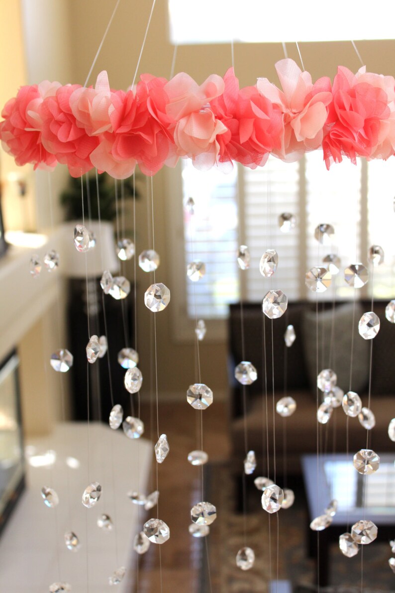 Baby Mobile Nursery Mobile Baby Girl Mobile Crystal Mobile - Etsy