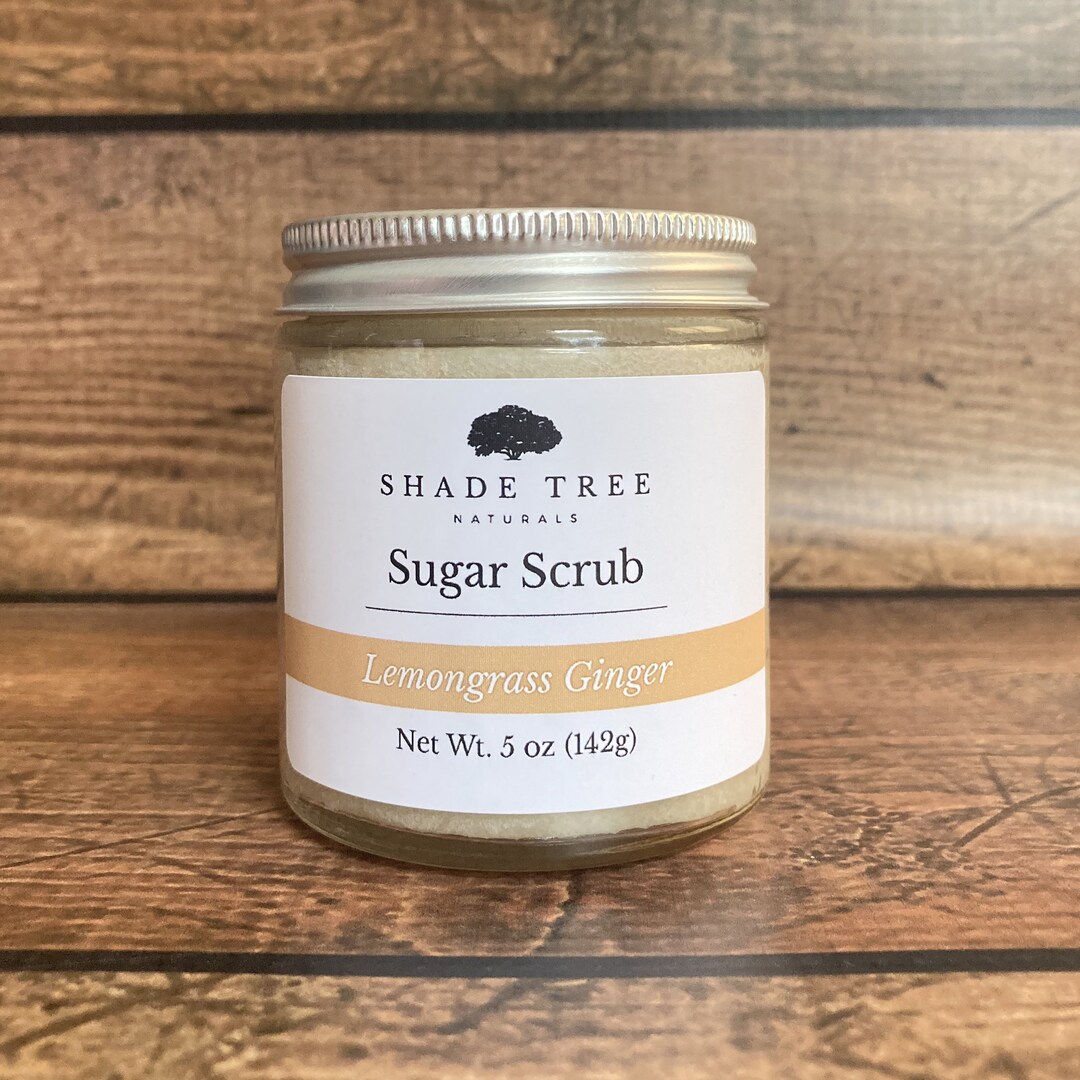 Lemongrass Ginger Sugar Scrub. Exfoliating Scrub. Natural Skincare ...