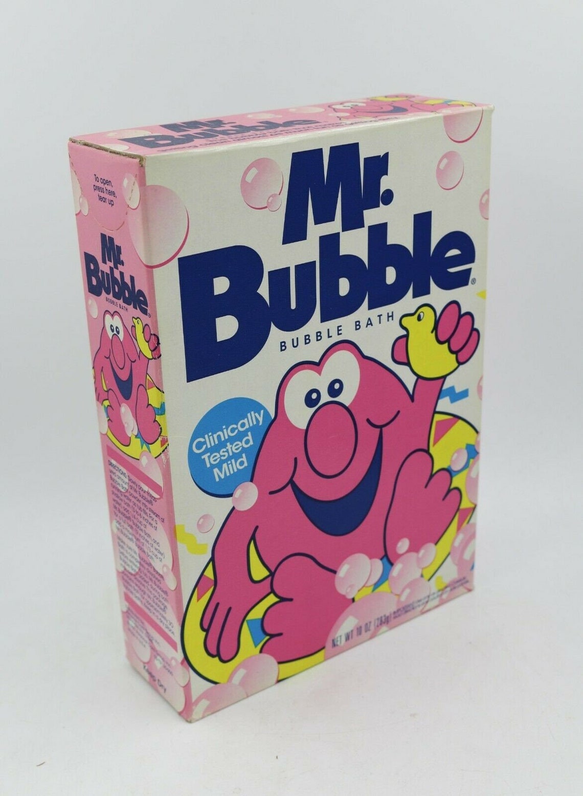 Vintage 1990s Mr Bubble 10 Oz Bubble Bath Box Sealed - Etsy