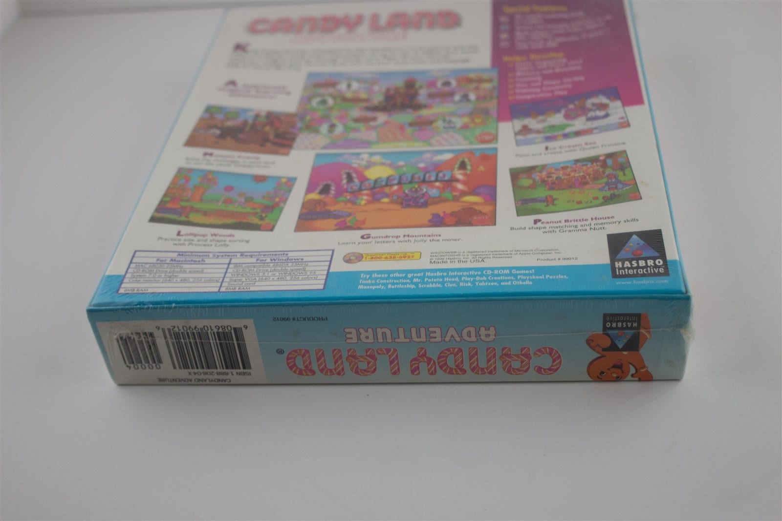 Candy Land Adventure PC Big Box Game (PC / Mac Cd-rom, Hasbro, 1996) - Etsy