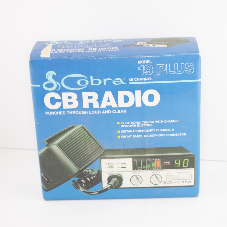 Vintage Cobra 19 Plus CB Radio 40 Channel - Etsy