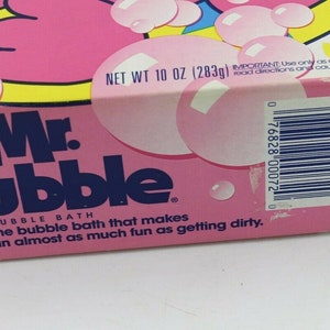 Vintage 1990s Mr Bubble 10 Oz Bubble Bath Box Sealed - Etsy