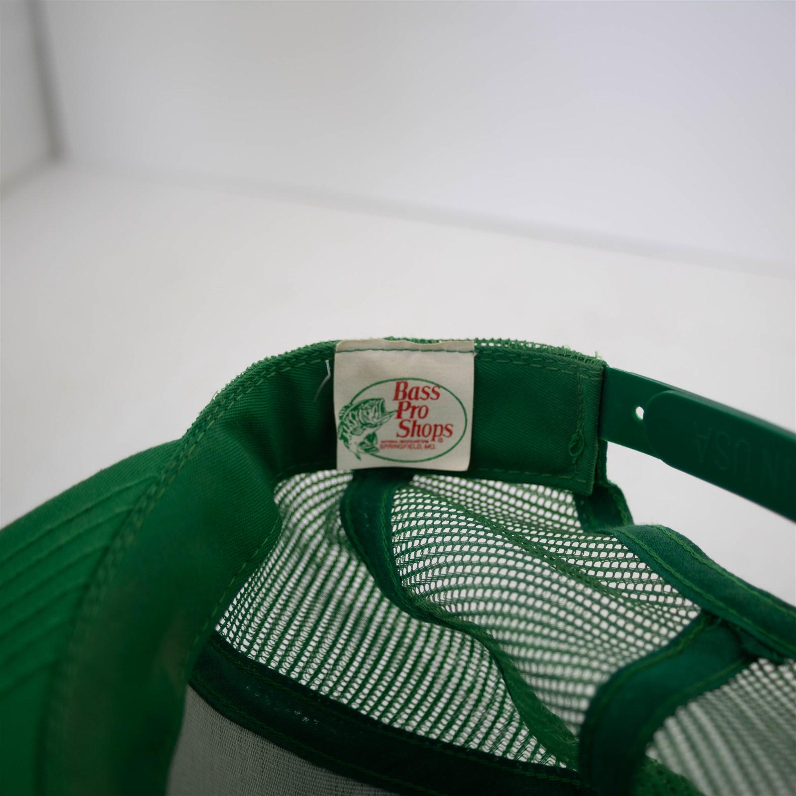 Bass Pro Shops (springfield, MO) Vintage Green Mesh Snapback Hat -made ...