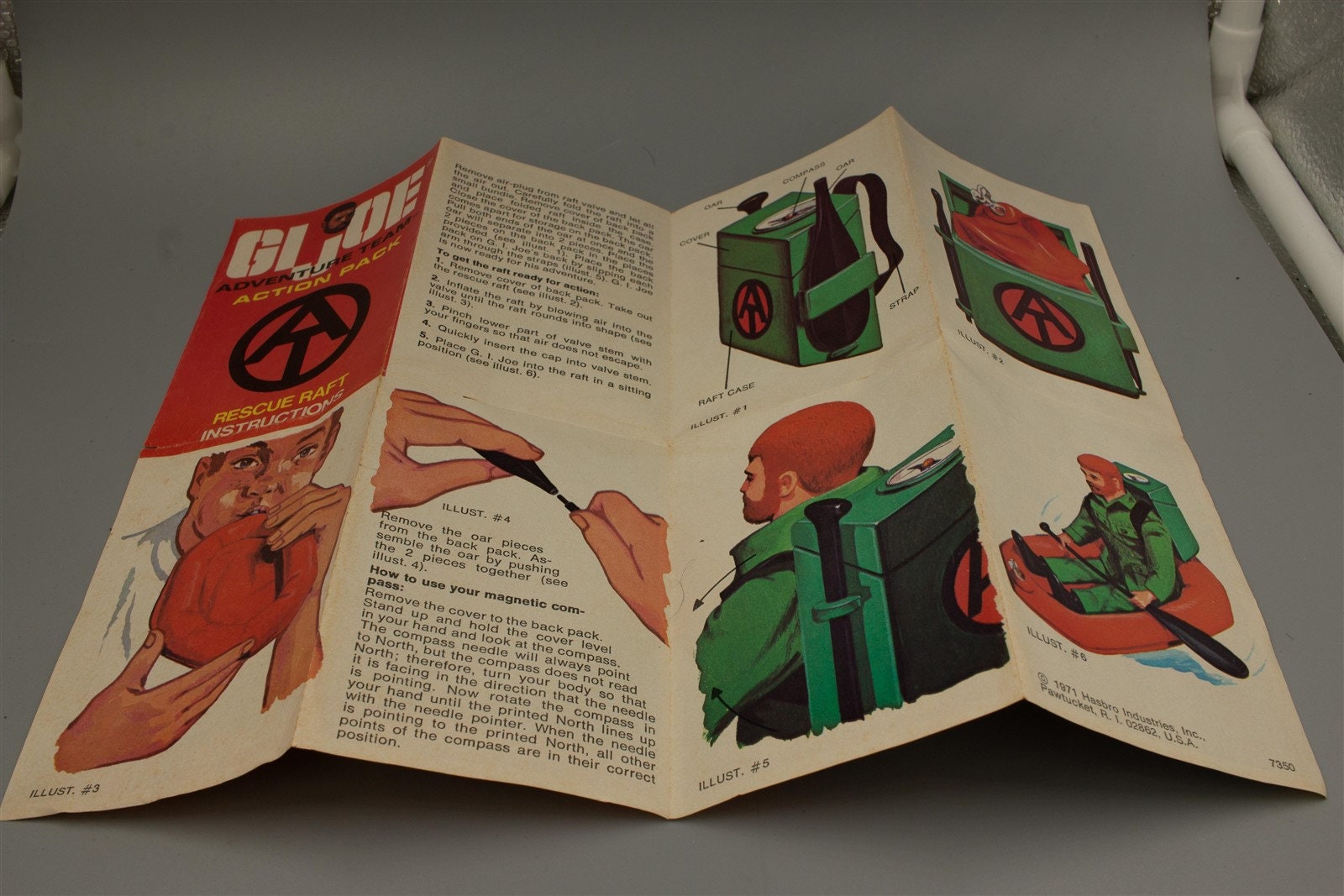 GI Joe Adventure Team Action Pack Rescue Raft Backpack Vintage - Etsy