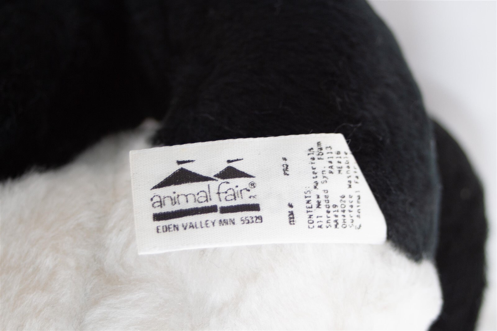 Vintage Animal Fair Plush Panda Bear made in USA for Amoco - Etsy