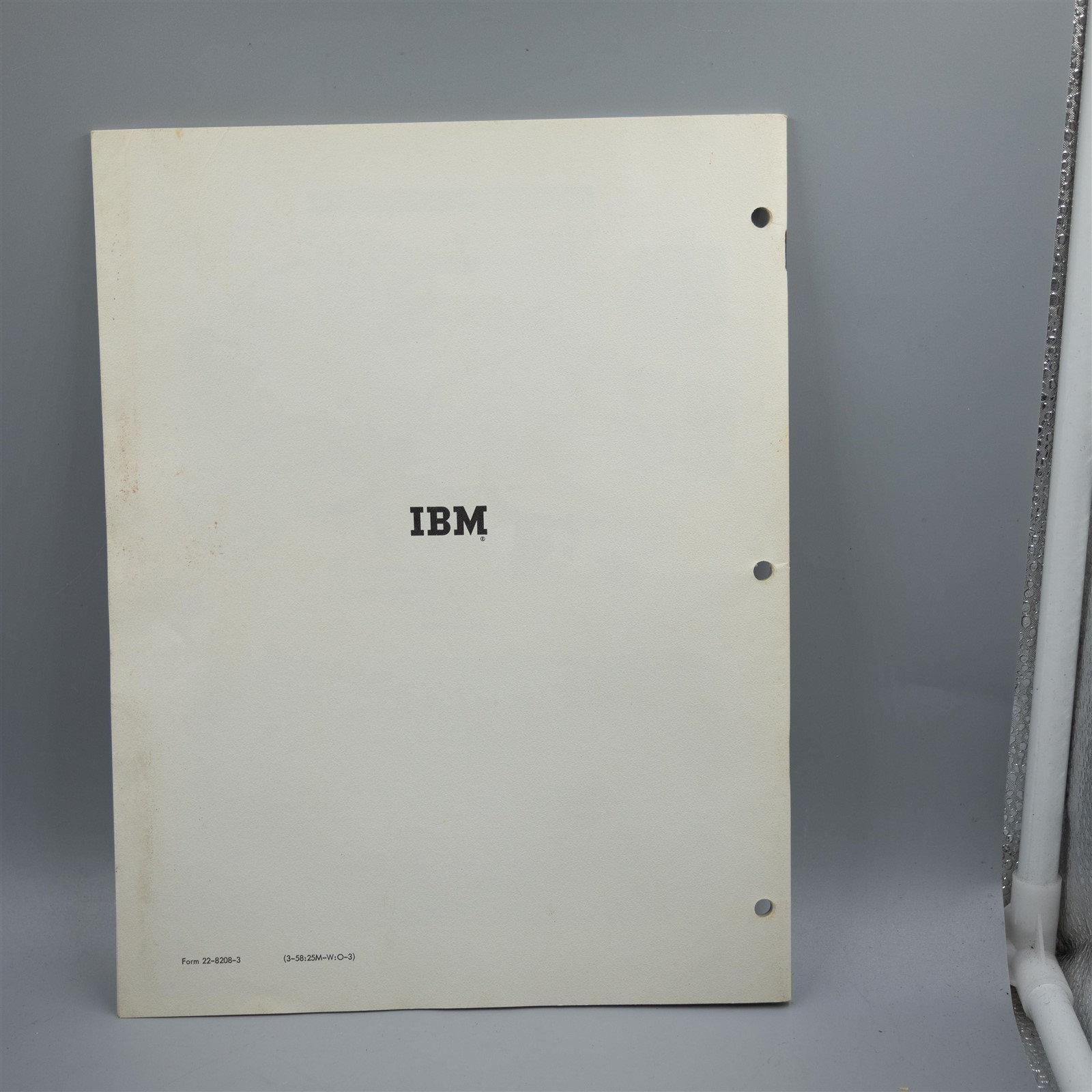 Vintage 1957 IBM Punch Card Machine Functions Booklet for Data ...