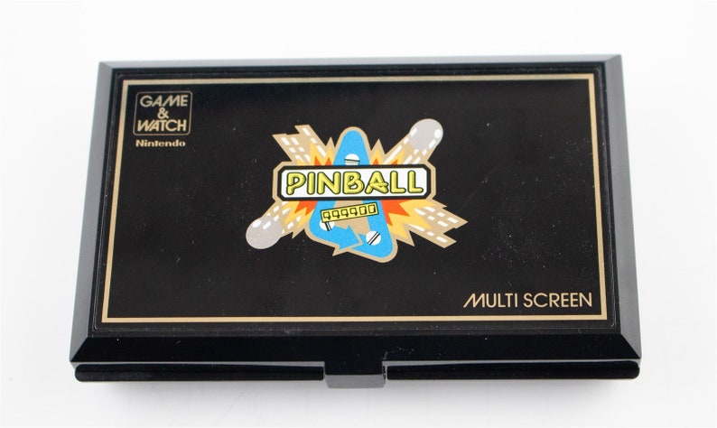 Nintendo Game & Watch Pinball Vintage 1983 Handheld Dual Screen LCD ...