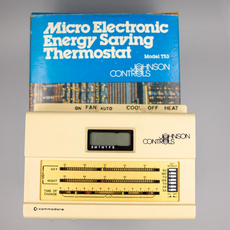 Vintage Early 1980s Commodore / Johnson Controls Programmable ...
