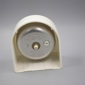 Vintage Sunbeam Mechanical Kitchen Timer Plastic White Analog Made in ...