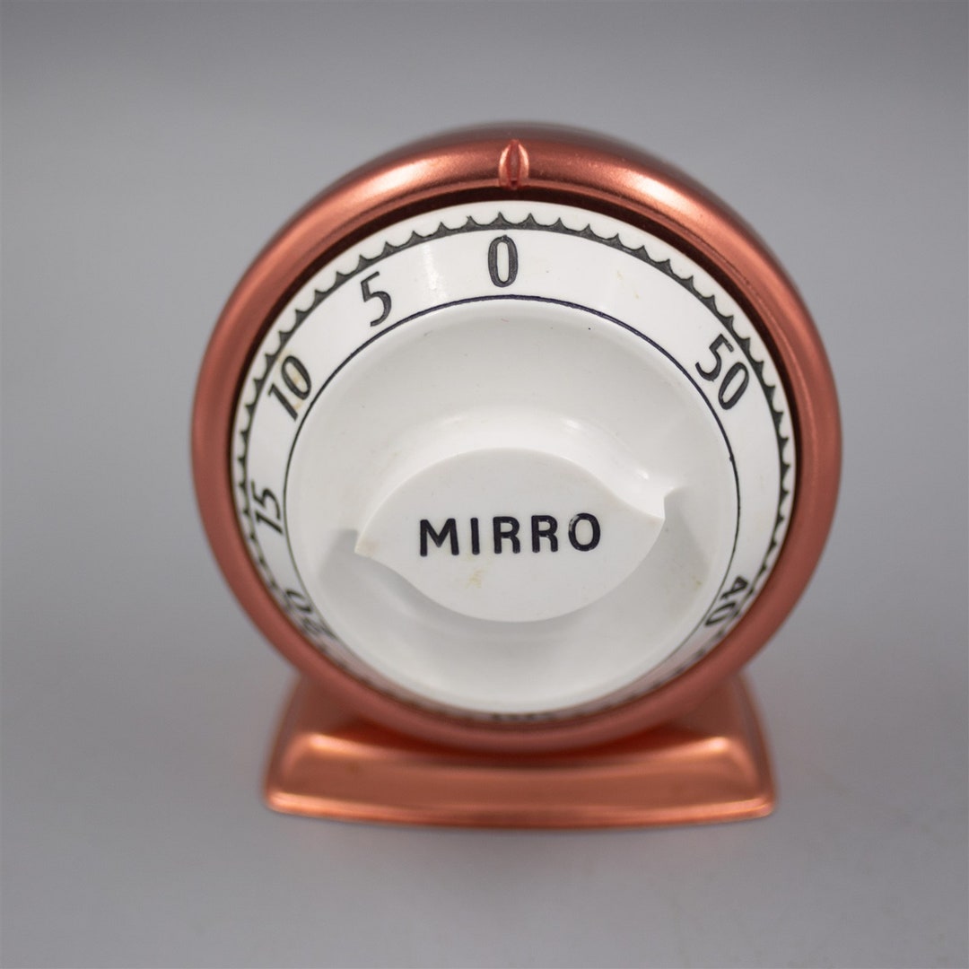 Mirro Kitchen Timer Circular Vintage Mid Century Made in USA - Etsy