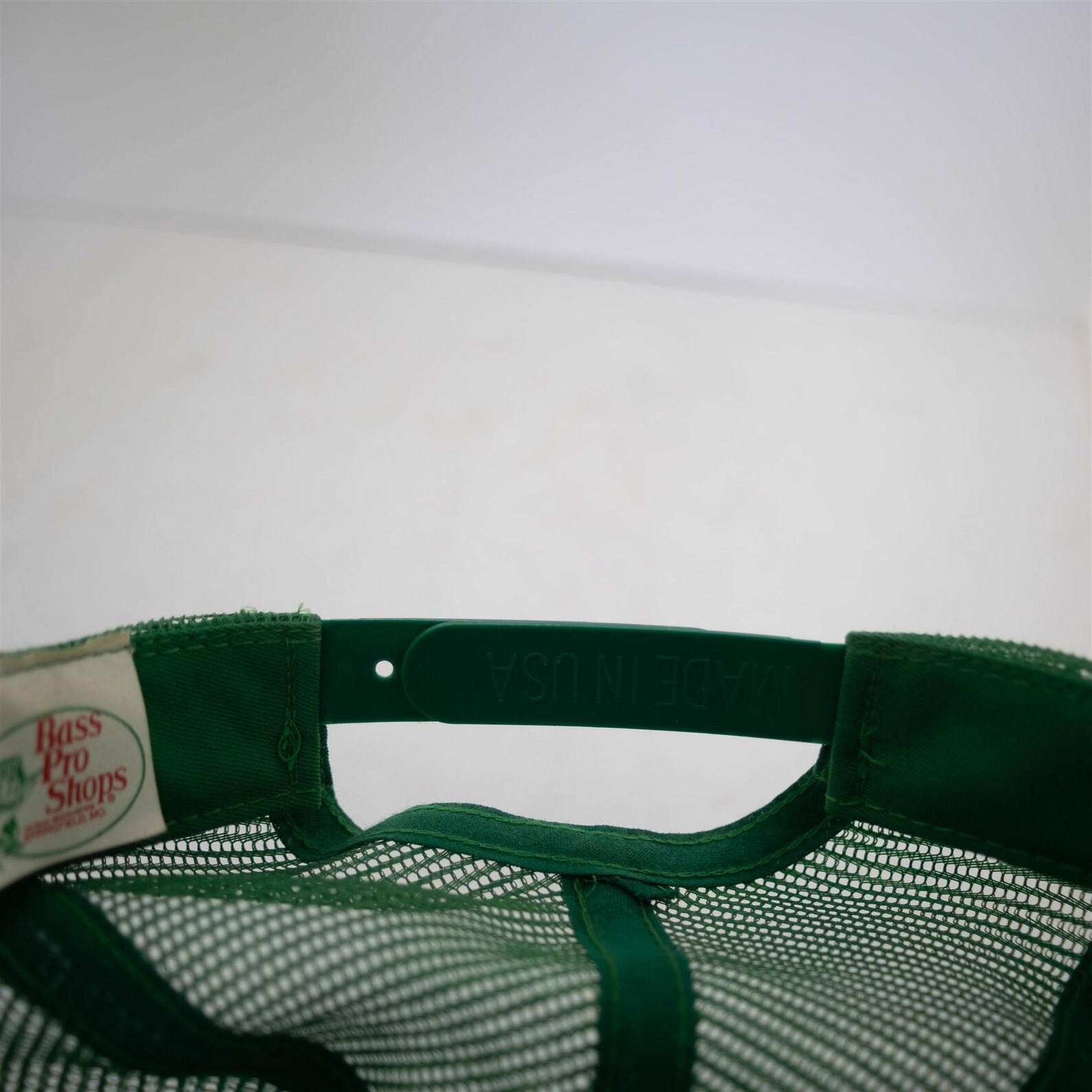 Bass Pro Shops (springfield, MO) Vintage Green Mesh Snapback Hat -made ...