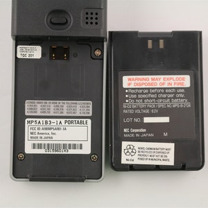 Vintage 1993 NEC Brick Cell Phone Gray Big Heavy - Etsy