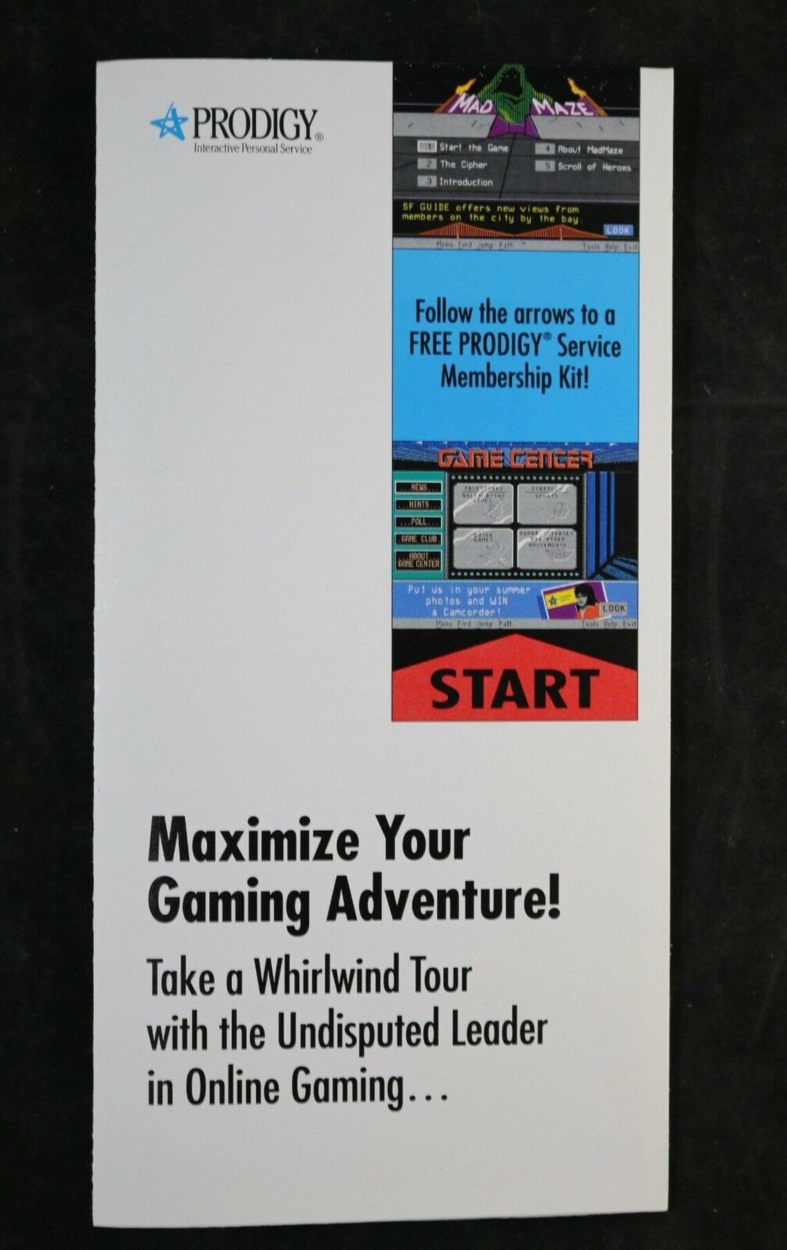 Vintage 1992 Prodigy Internet Service Online Gaming Brochure - Etsy