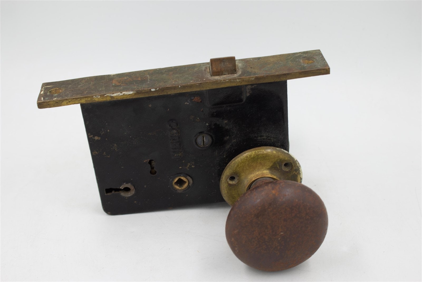 Vintage Corbin Door Handle Lock Set - Etsy