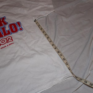 Vintage 1980s Buck Fuffalo KY102 Kansas City Rock Radio Station Tee L ...