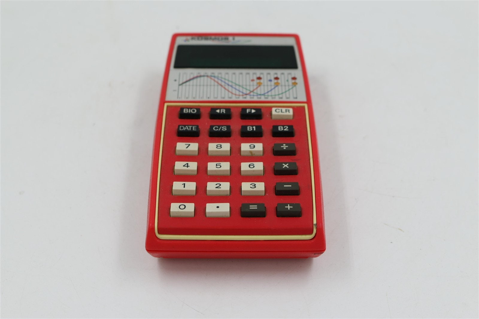 Kosmos 1 Vintage 1970s Bright Red Handheld Bio Calculator - Etsy