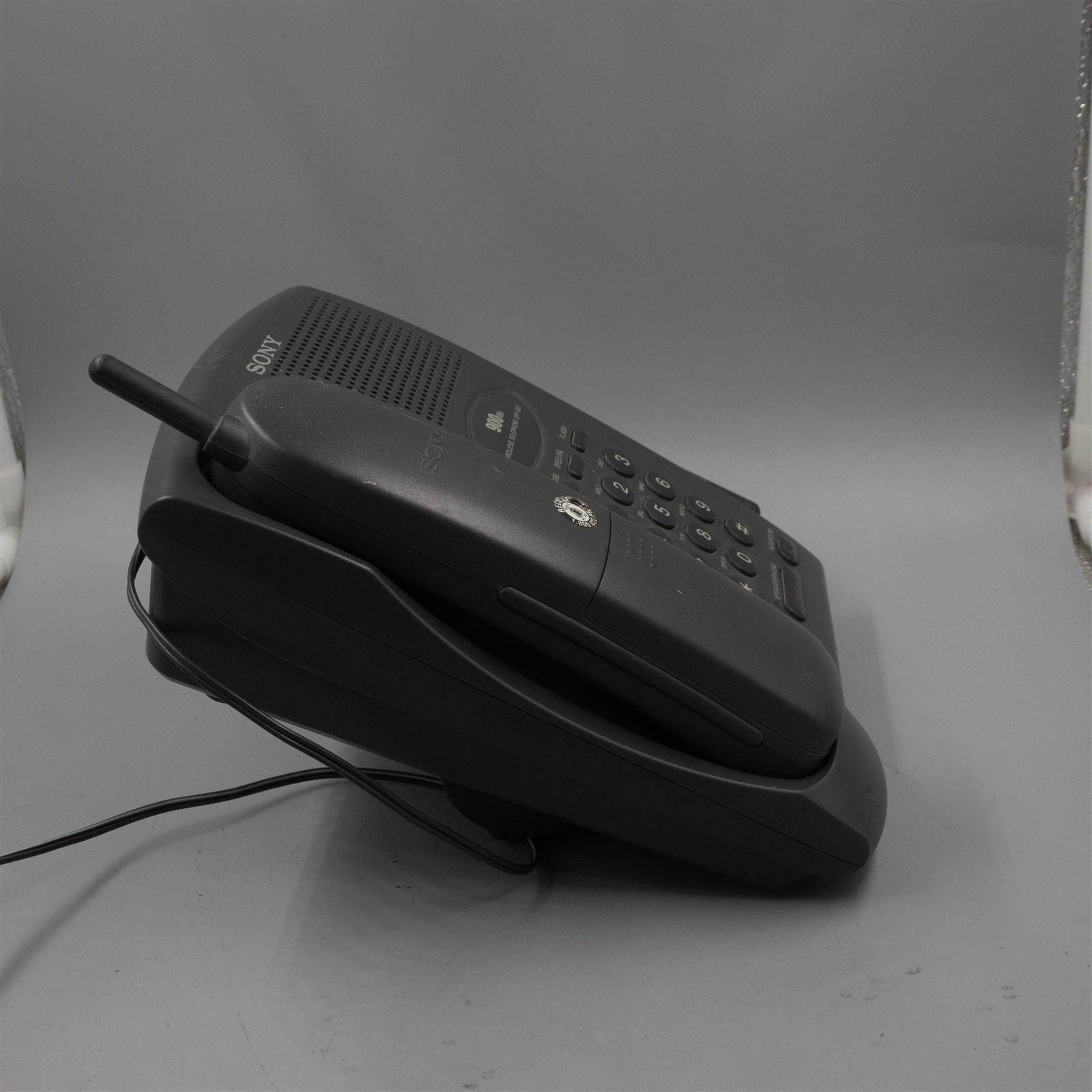 Vintage 90s Sony 900mhz Cordless Phone Black Stubby Plastic Antenna ...
