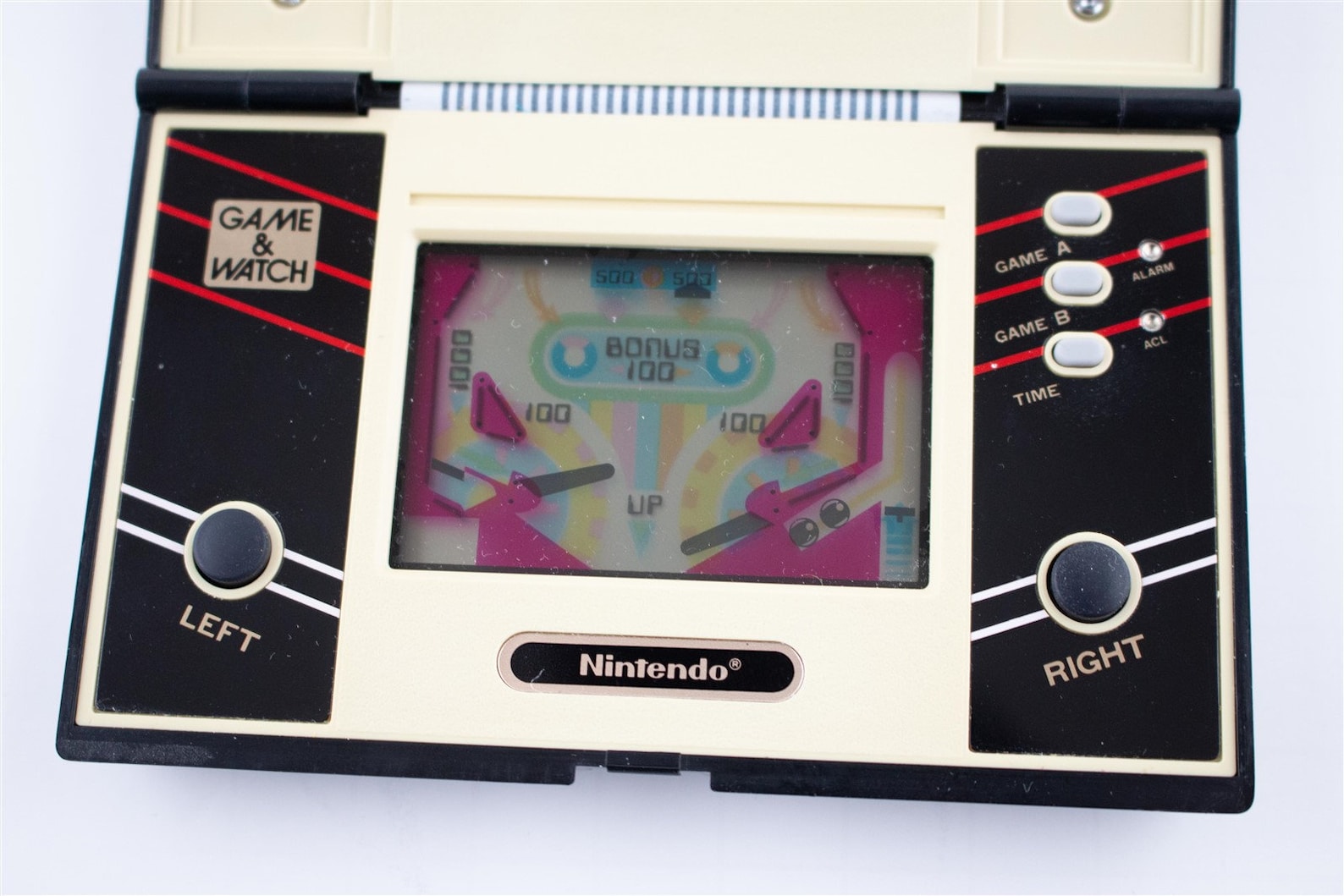 Nintendo Game & Watch Pinball Vintage 1983 Handheld Dual Screen LCD ...