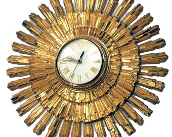 Syroco Starburst Clock - Etsy