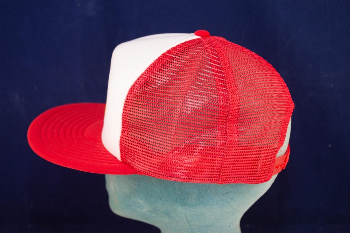 Vintage Bass Pro Shops Red Mesh Snapback Trucker Hat - Etsy