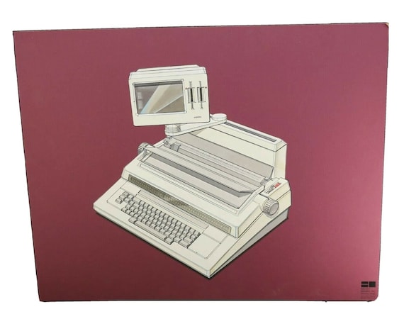 Vintage 80s Xerox Memory Writer Concept Art Design Mockup | Etsy
