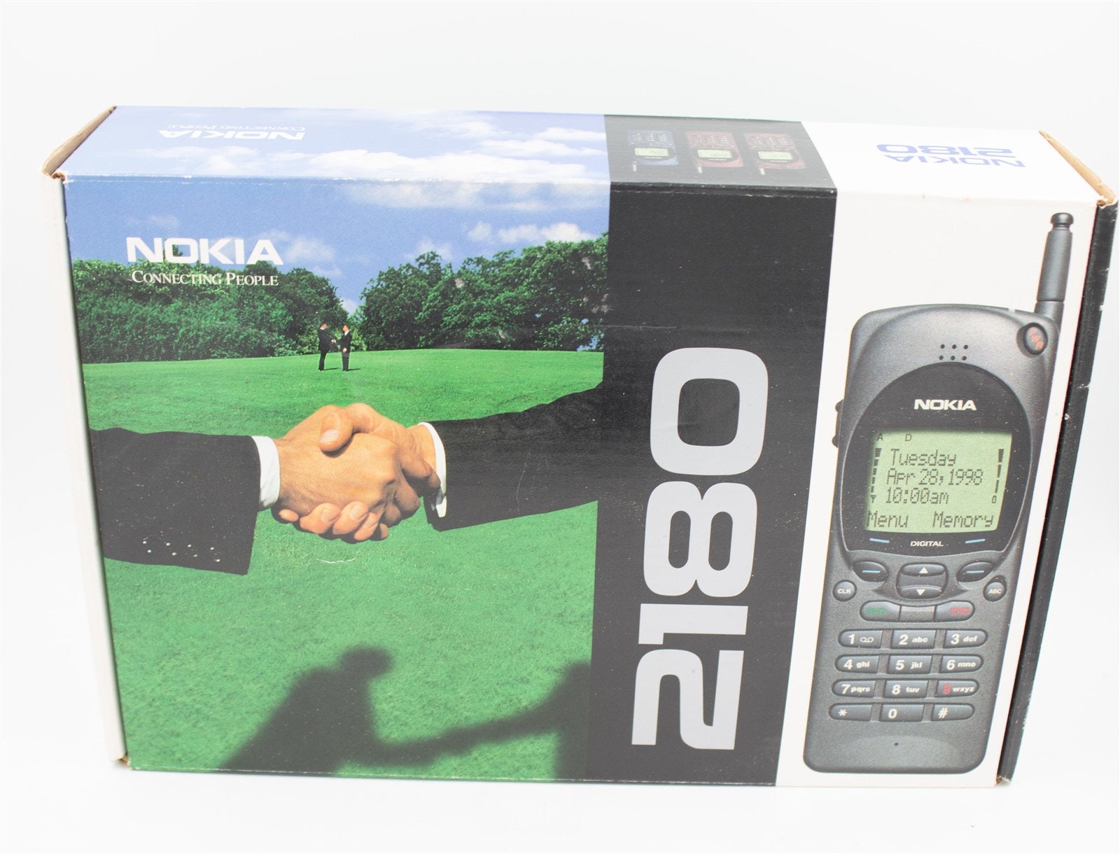 Vintage 1997 Nokia Black Slim Brick Rectangular Cell Phone Pull Out ...