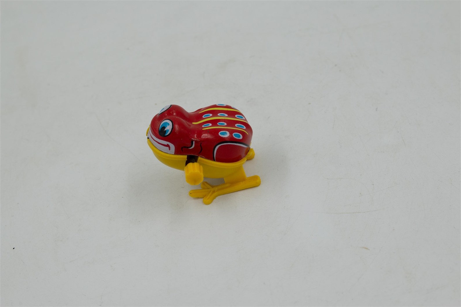 Vintage Tin Top Yone Japan Red Yellow Jumping Frog Wind up Toy - Etsy