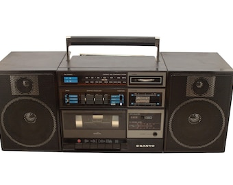 Sanyo Boombox - Etsy