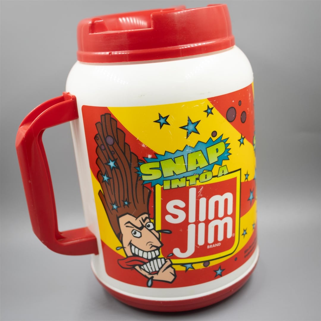 Slim Jim Vintage 2000 Giant 64oz Plastic Refill Gas Station Mug - Etsy