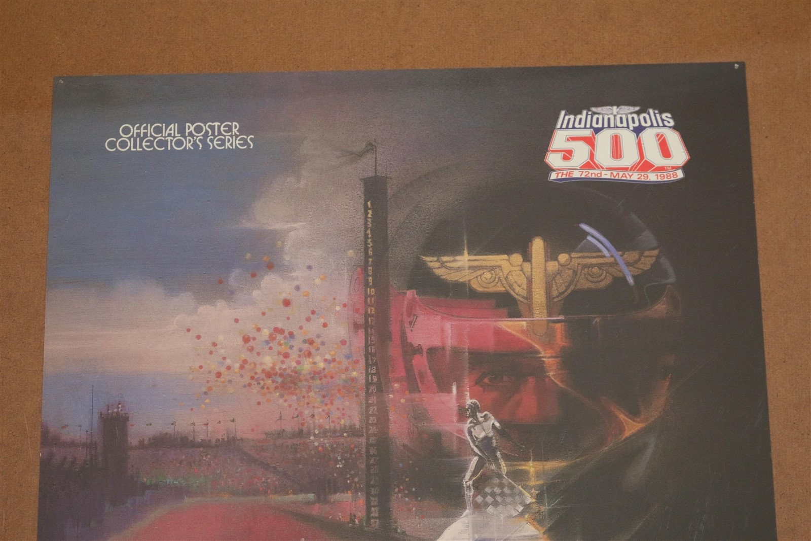 Indianapolis Indy 500 1988 Official Event Poster Oldsmobile Cutlass ...