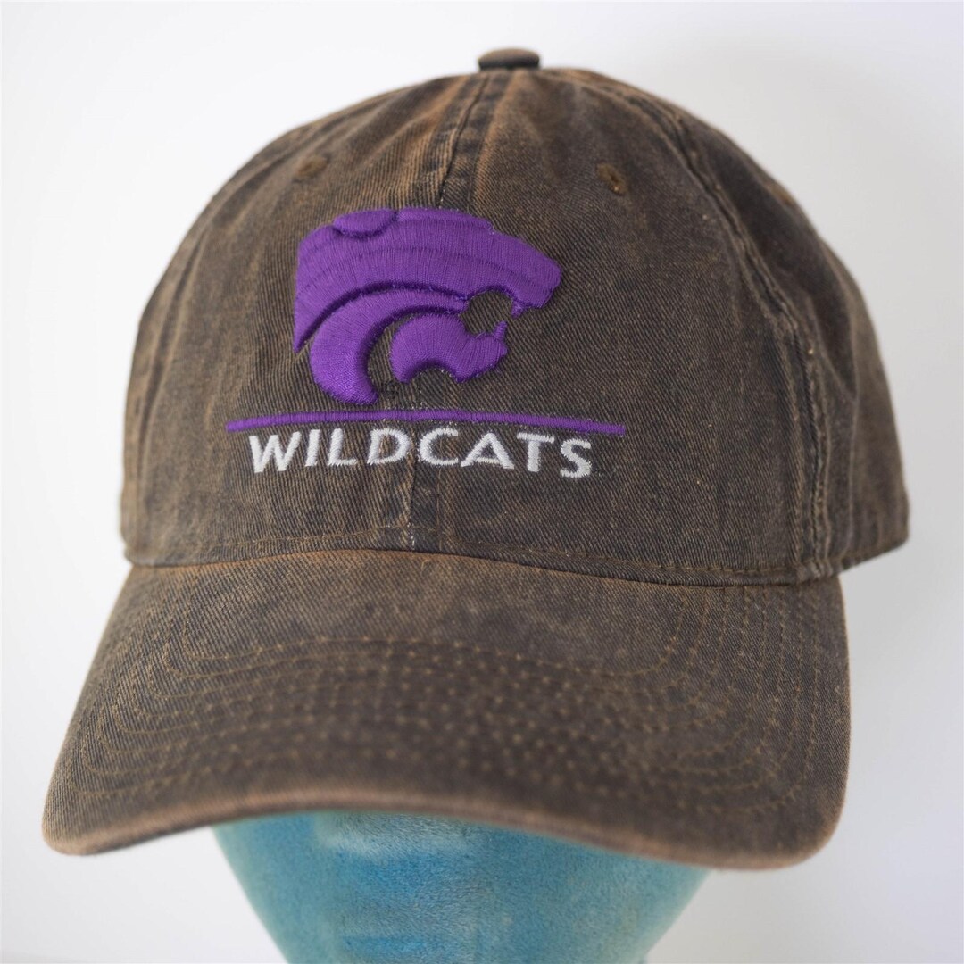 Kansas State Wildcats Vintage Brown Snapback Hat - Etsy