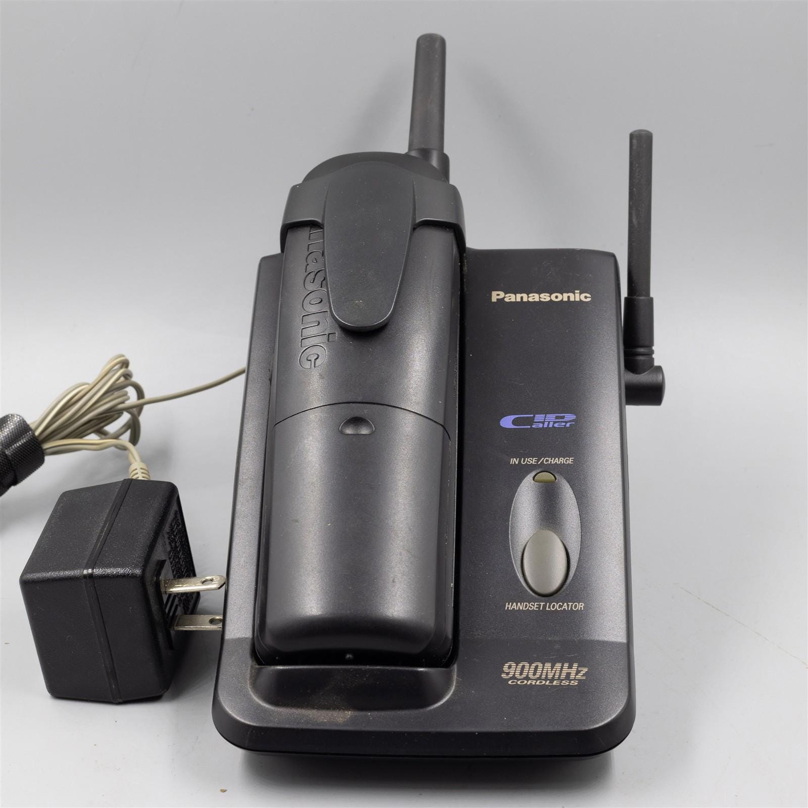 Vintage Early 2000s Panasonic Cordless Phone 900 Mhz Black W Belt Clip ...