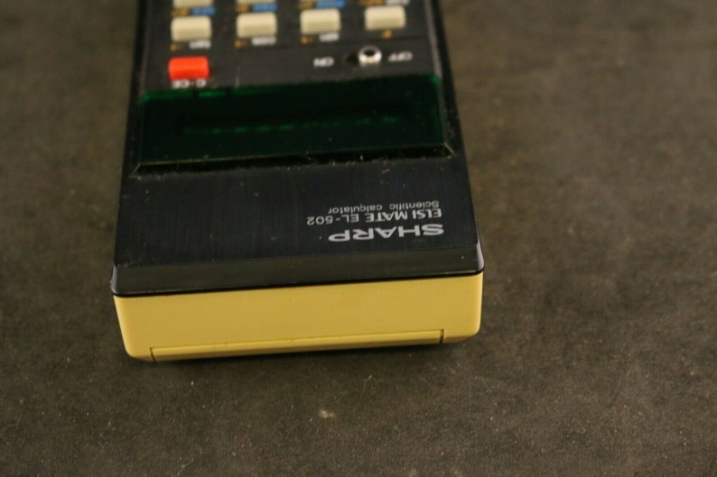 Vintage 1975 Sharp El-502 Elsi-mate Calculator vfd Display W/ Box ...