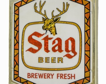 Stag Beer Sign - Etsy