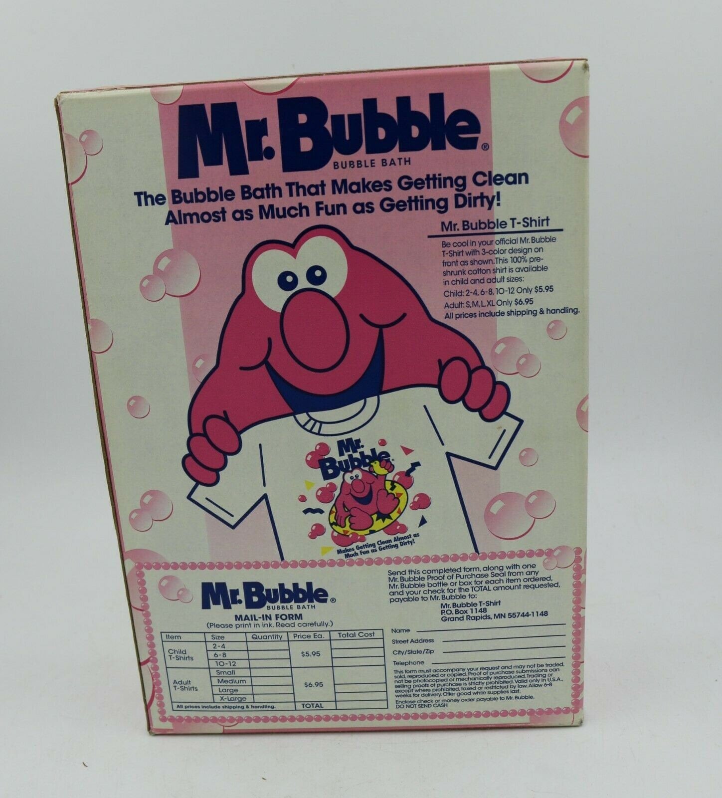 Vintage 1990s Mr Bubble 10 Oz Bubble Bath Box Sealed - Etsy