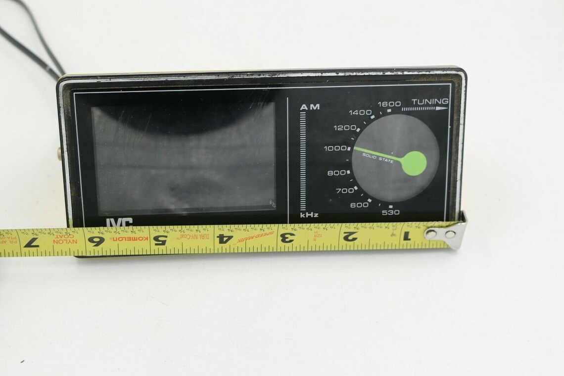 Vintage 1960S Jvc 8000 Space Age Triangular Yellow Portable Am Radio - Etsy