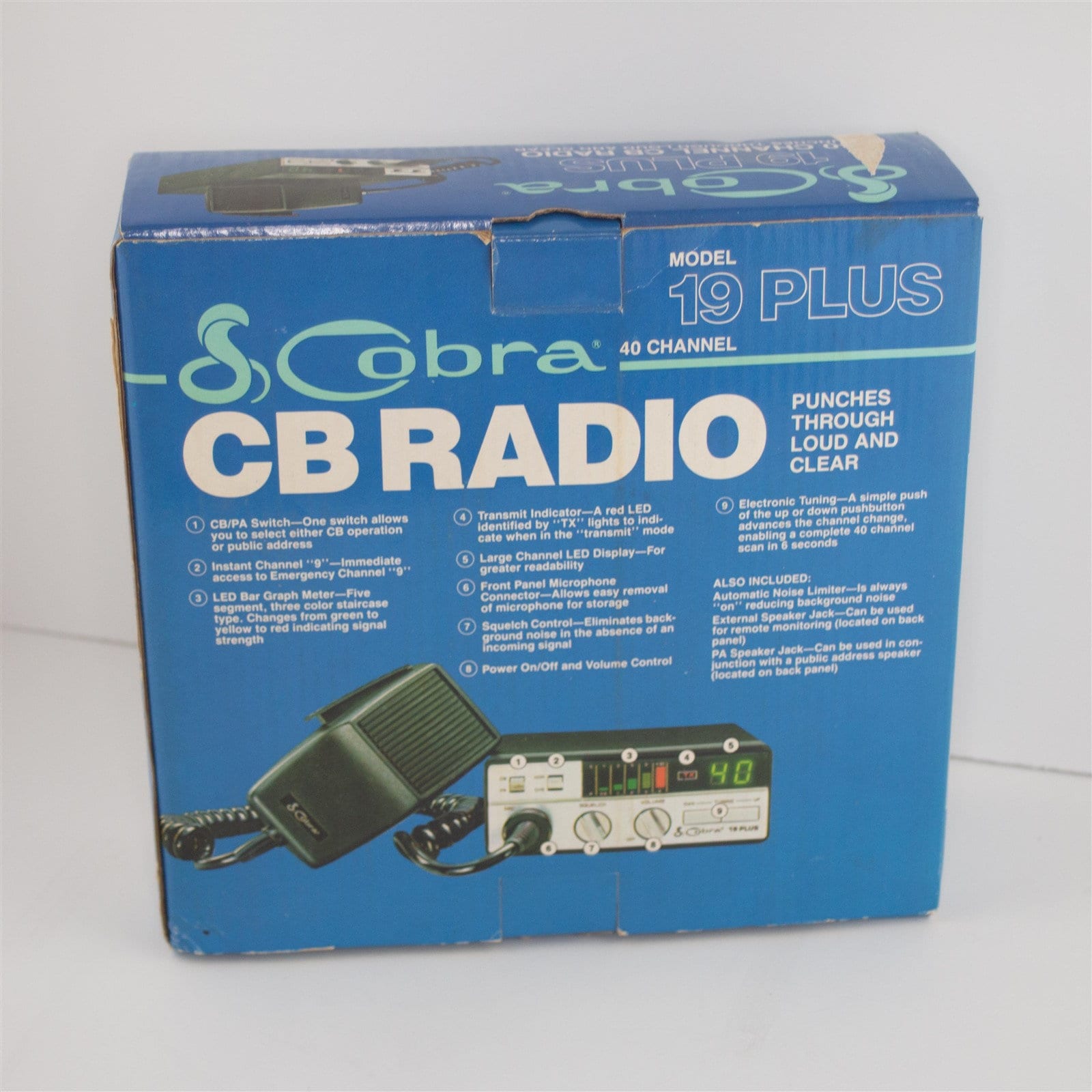 Vintage Cobra 19 Plus CB Radio 40 Channel - Etsy