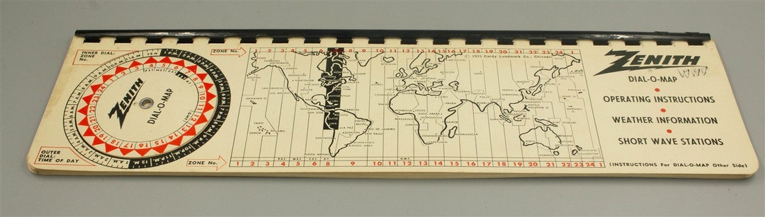Zenith Dial-o-map Operating Instructions / Weather Info / - Etsy