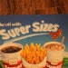 Vintage 1988 Mcdonald's Super Size Fries, Drink, Shake Advertising ...